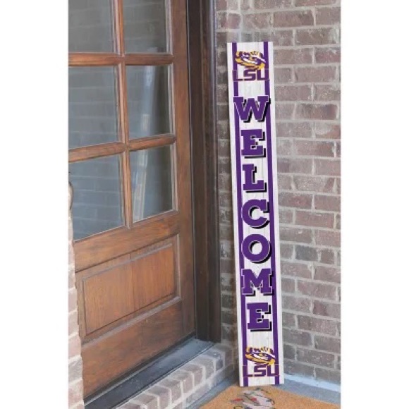 NCAA | Accents | Lsu Tigers Officially Licensed Ncaa Porch Greeter Sign ...